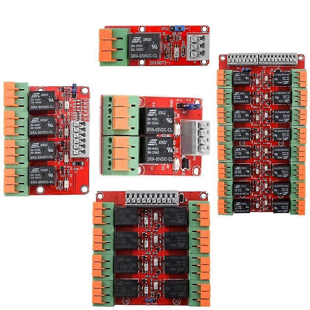 16 Channel 5V 20A Relay Module Board Shield with Optocoupler Support ...