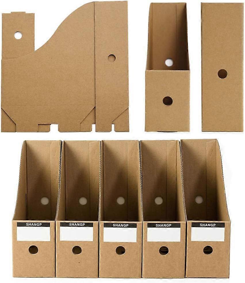 5 Tier A4 Paper Storage Box Document Holder Magazine Rack Organizer ...