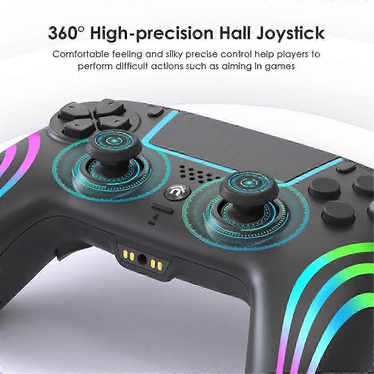 Wireless Bluetooth Game Console for / PC Dual Vibration Turbo Key Hall Joysticks Gamepad with ...