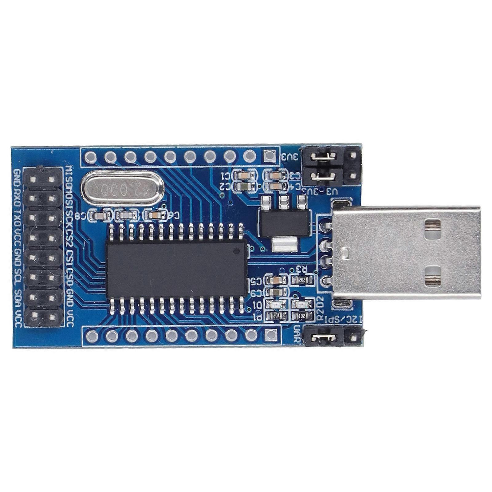 USB Port Converter Module Serial Parallel to UART IIC SPI TTL ISP EPP MEM Components CH341A ...