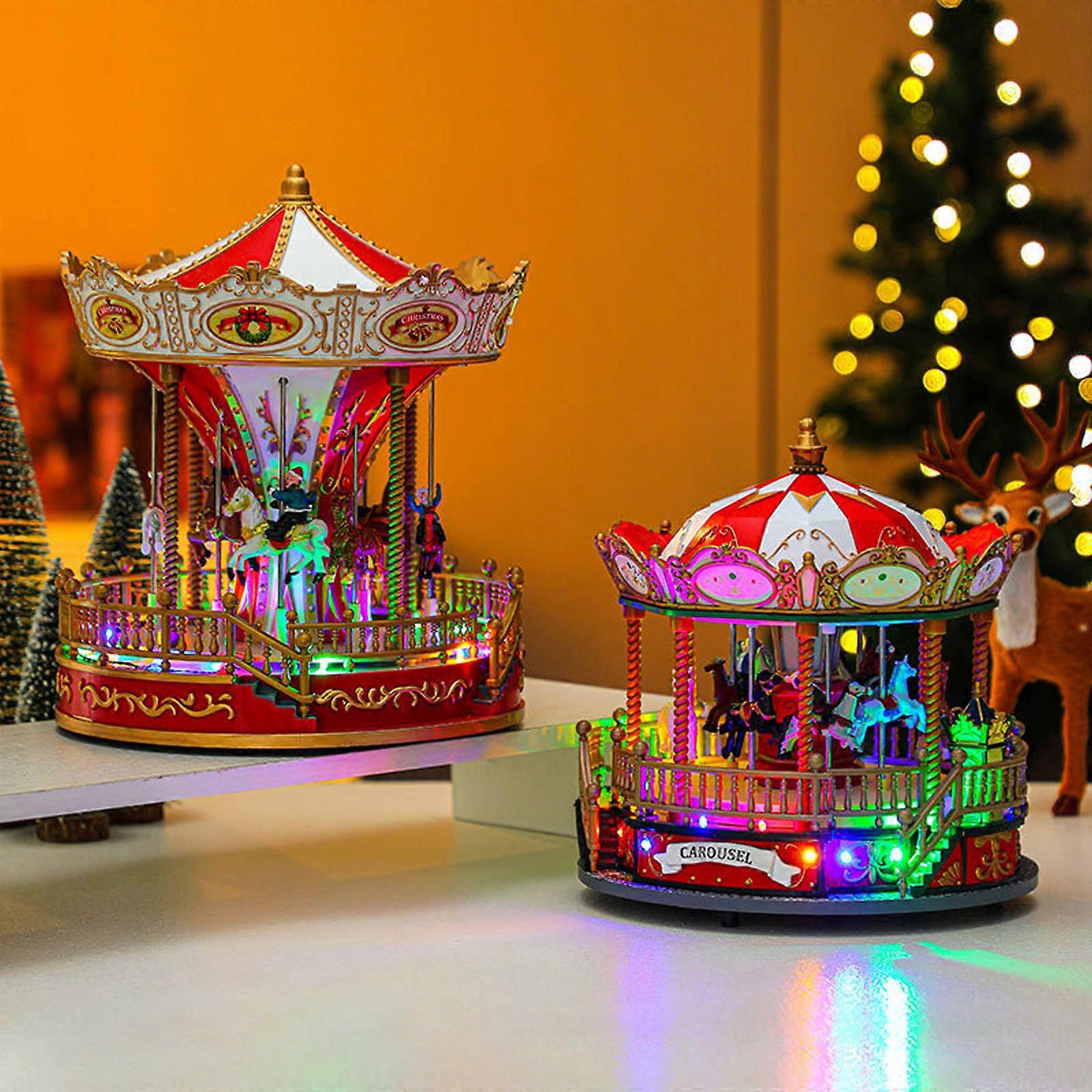 Mr. Christmas Carousel - Elegant And Animated Holiday Decoration With ...
