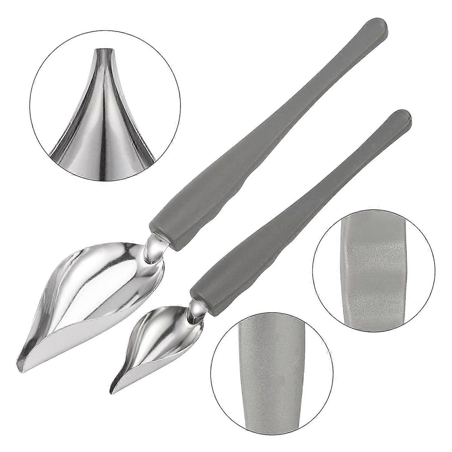 12 Pcs Culinary Precision Drawing Decorating Spoon,DIY Chocolate Spoon ...