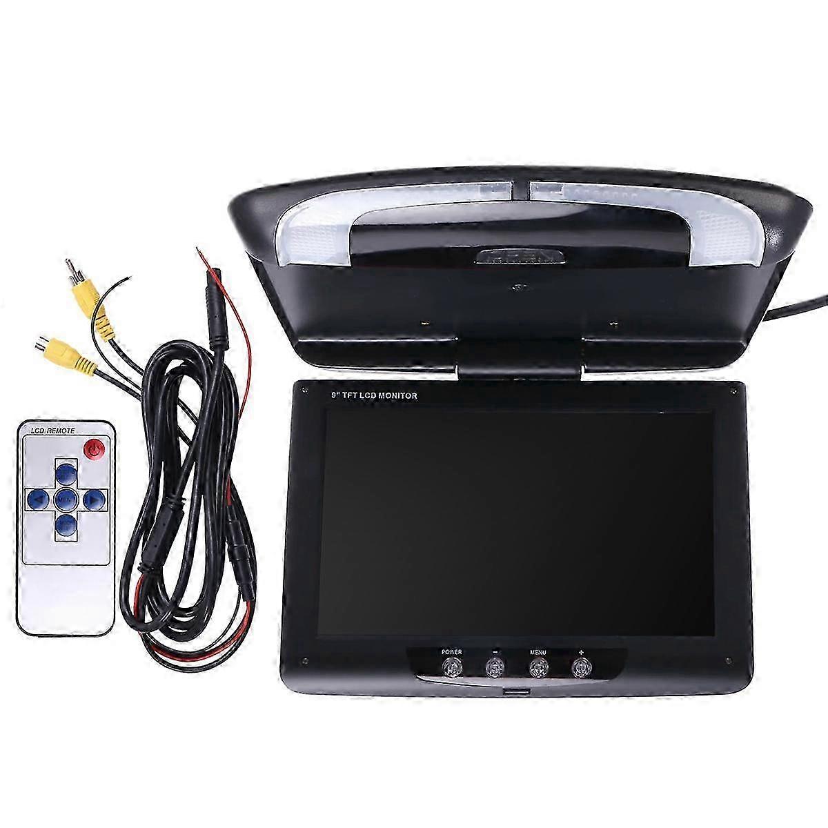 Car Roof Monitor Lcd Flip Screen Top Multimedia Video Ceiling Roof ...