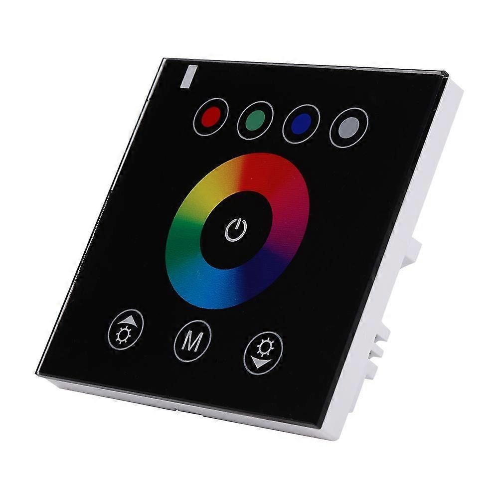 12-24V 4 Channels RGBW LED Light Controller Dimmer Wall-mounted Touch ...