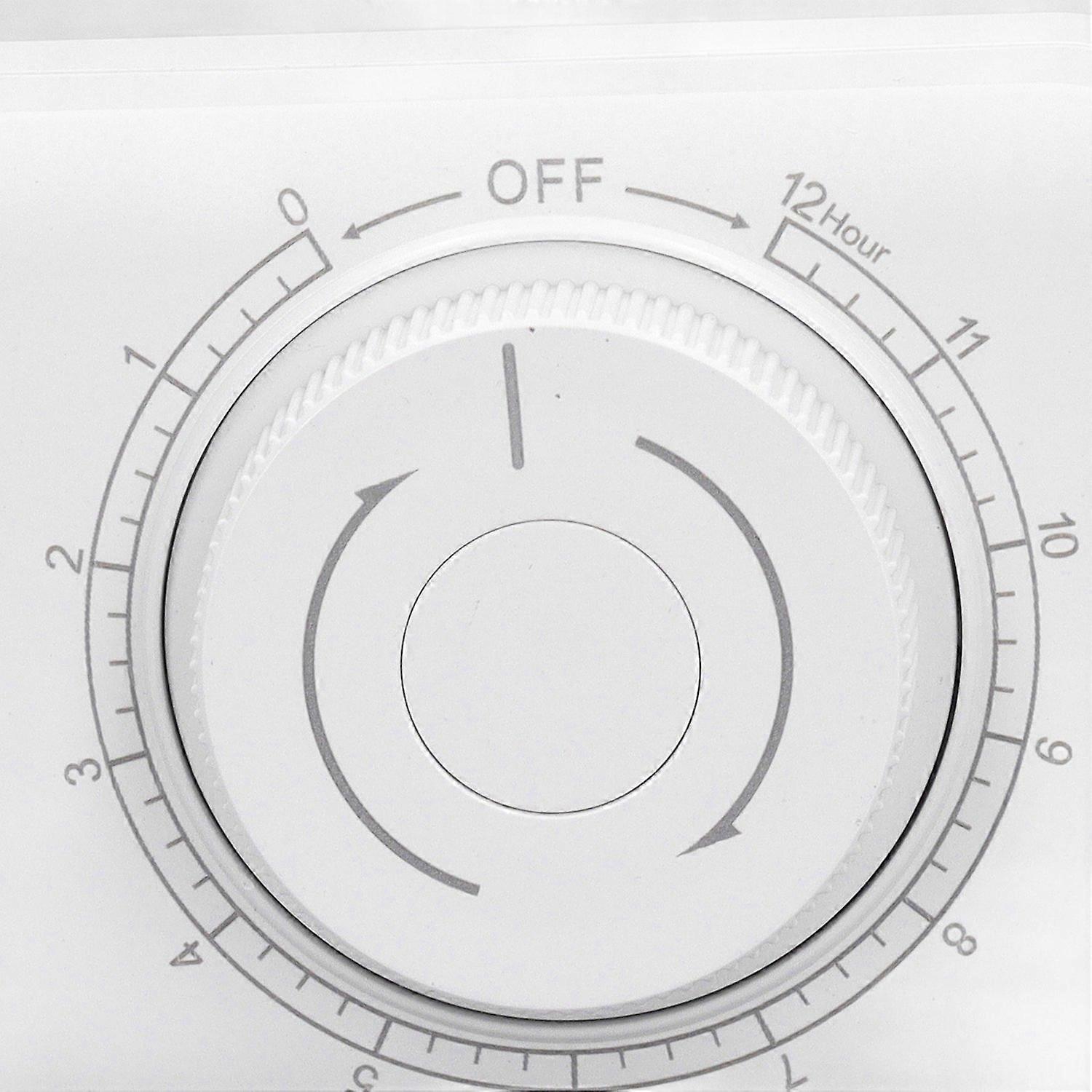12 Hours Countdown Timer Outlet Auto Off Plug and Play Timing Power ...