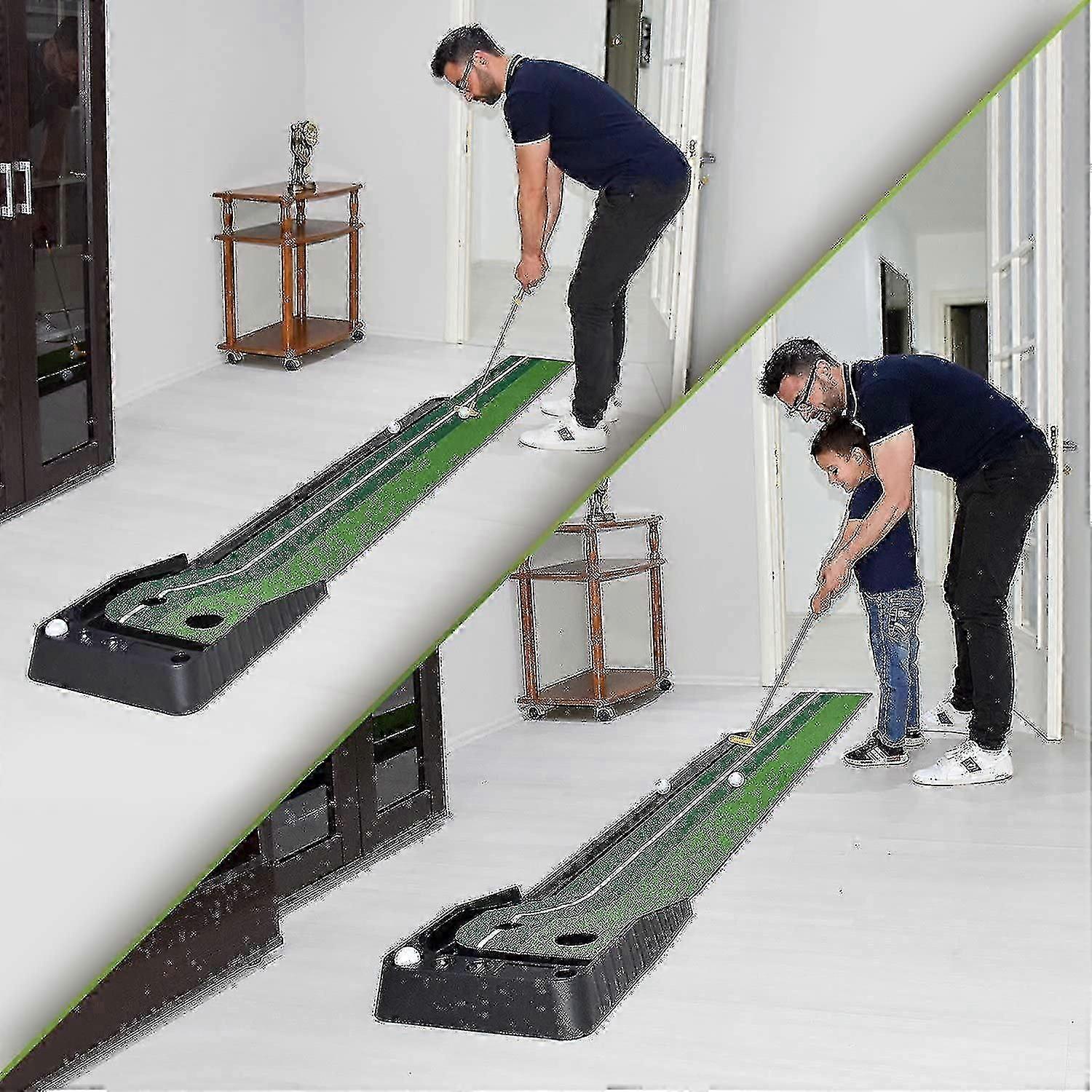 Golf Auto Return Putting Mat | Fruugo UK