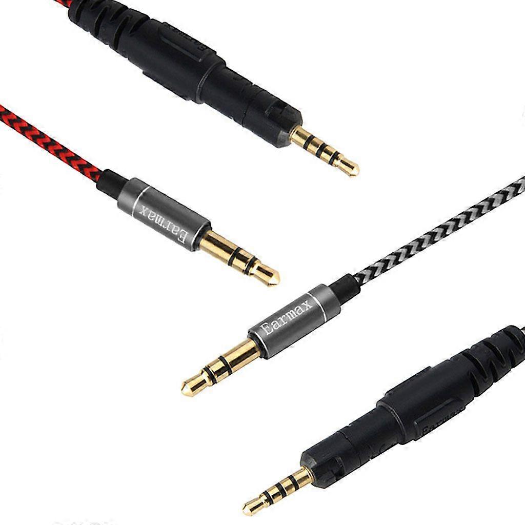 Replacement Audio Nylon Woven Cable Wire Cord for ATH-M50x M40x M70x ...