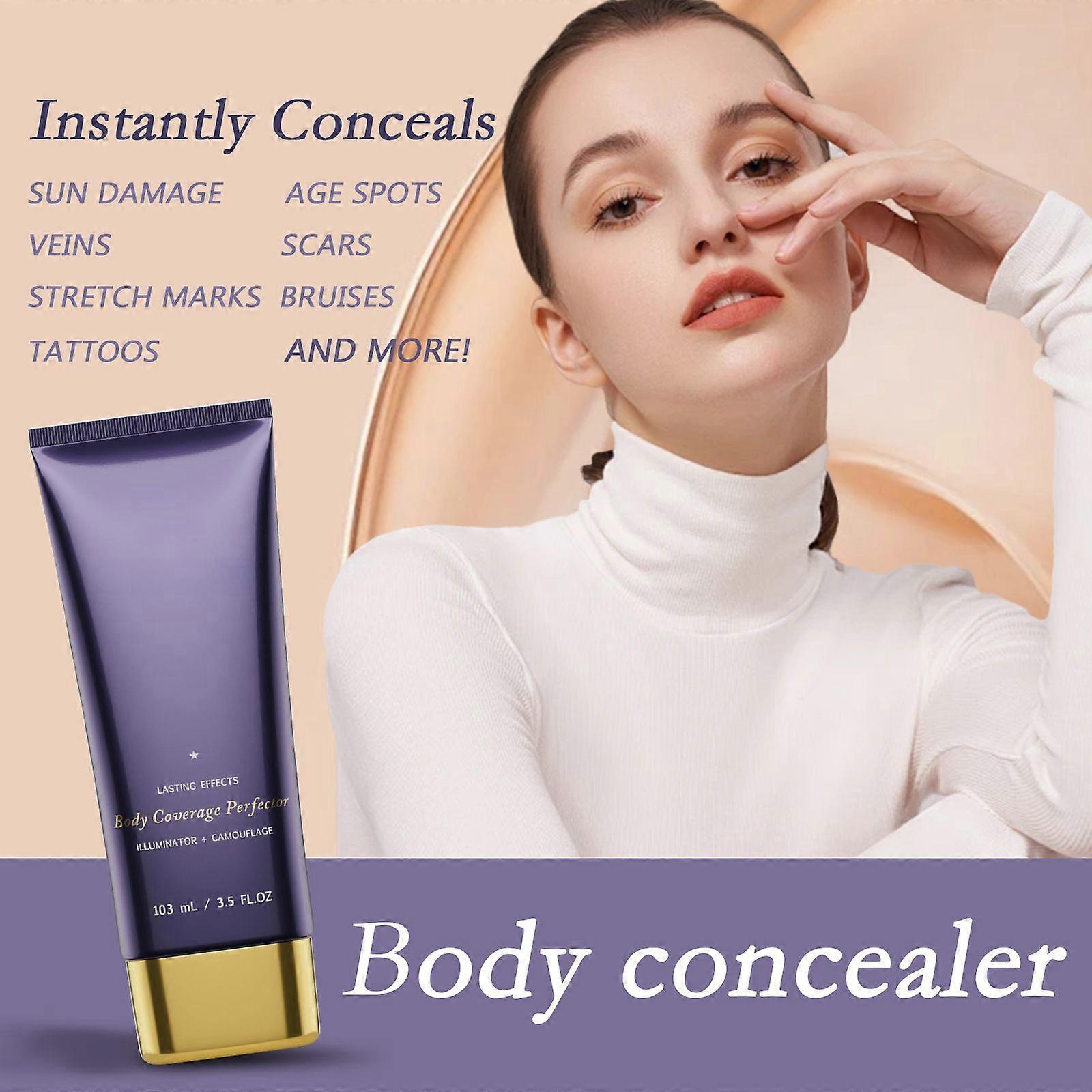 Body Coverage Perfector Waterproof Leg & Body Makeup - Tattoo Cover Up ...