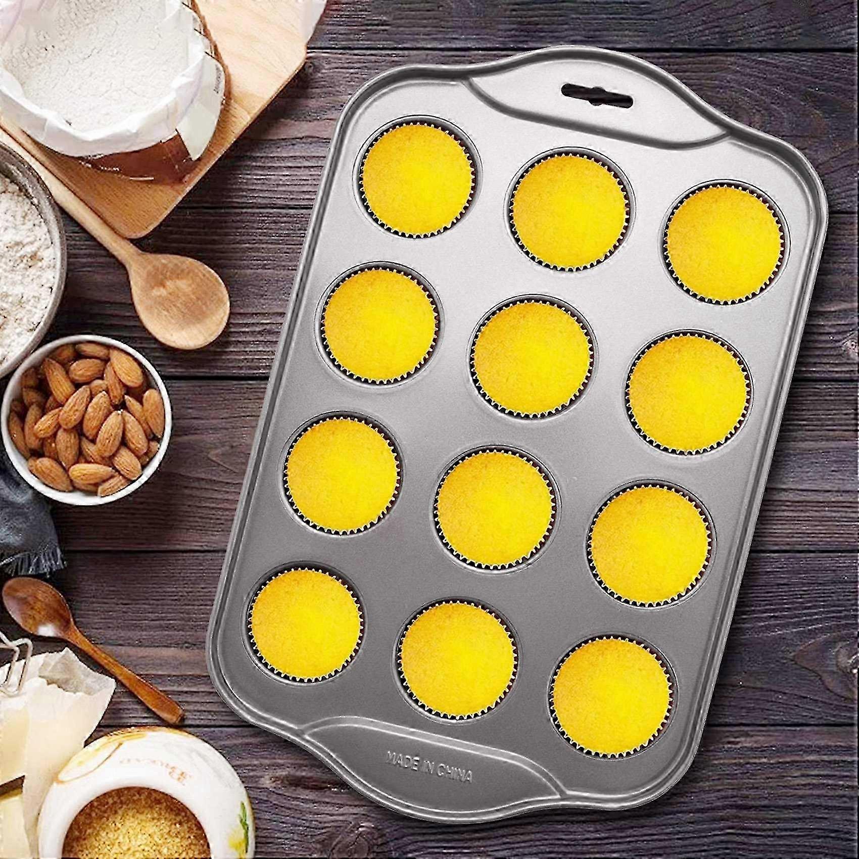 12 Cavity Mini Cheesecake Pan with 12 Pieces Removable Bottom - FFY ...