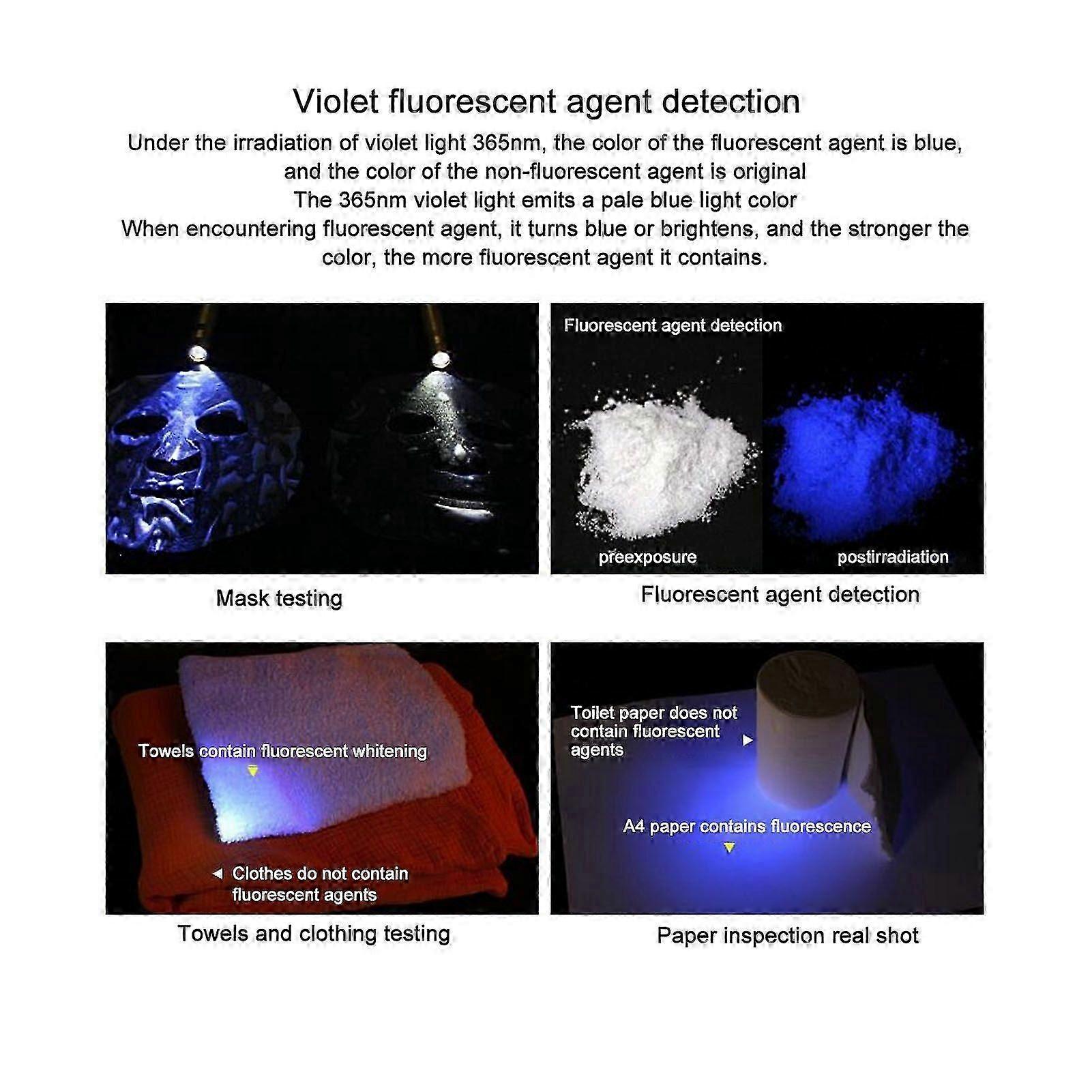 Gemstone Identification Lights with Tail Switch USB Type C UV White ...