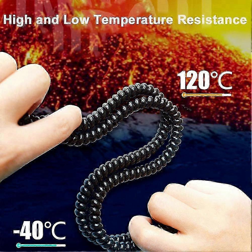 6pcs 1m E-bike Cable Pipe Protection Spiral Wrap Winding Cable Wire ...