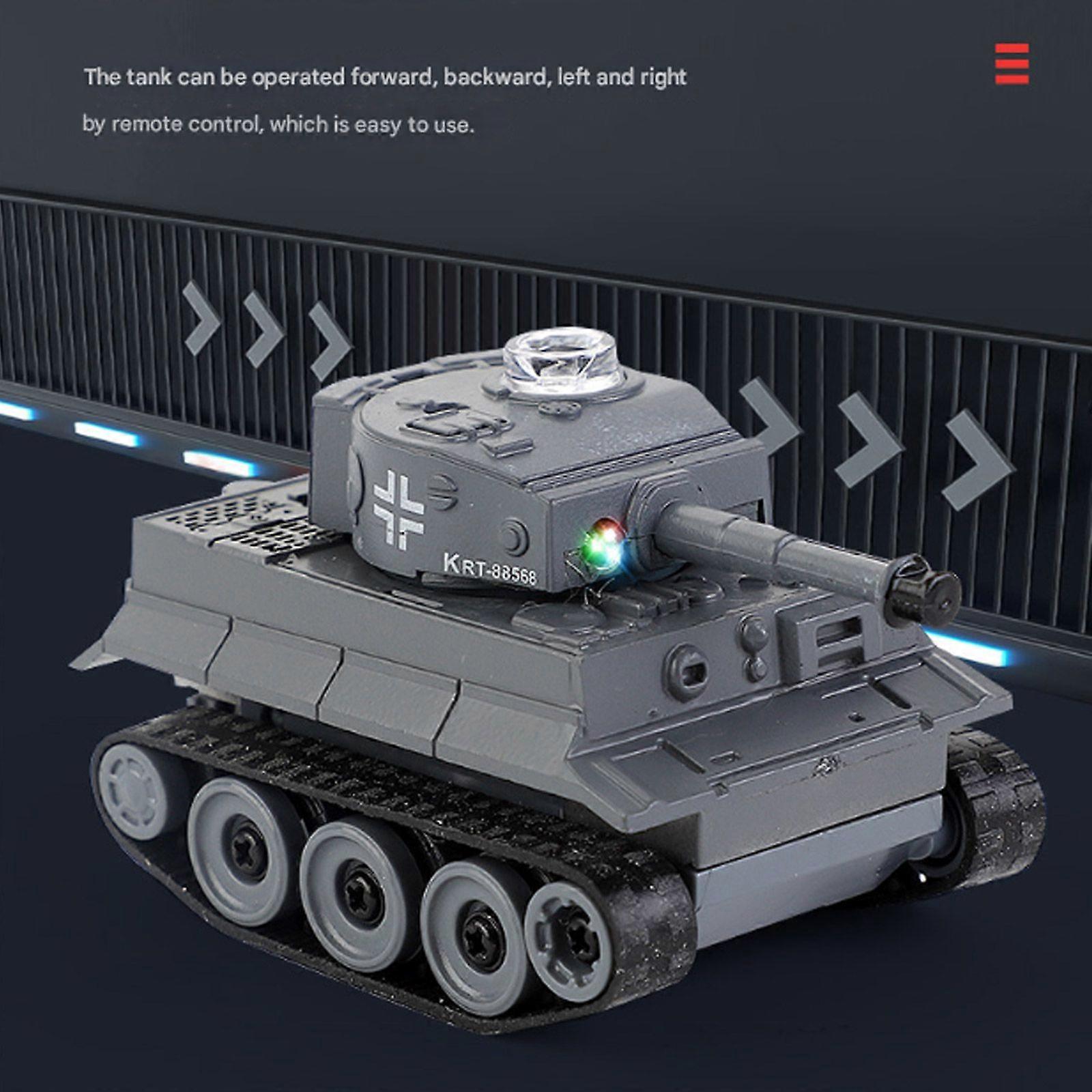 MINI RC Tank Car Wireless Remote Control Charging Toy Model Car Kids ...