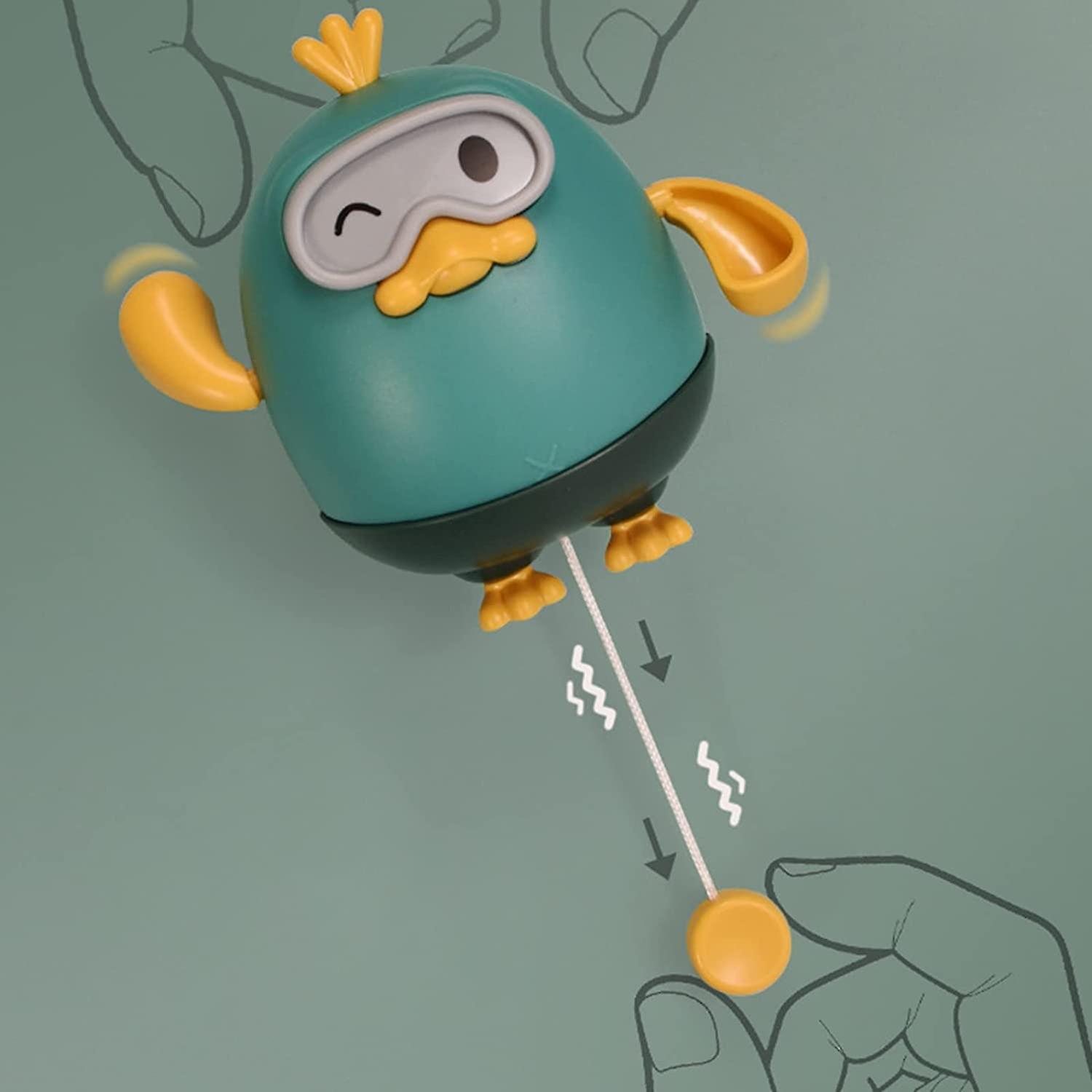 2 Pack Wind Up Duck Toy Pool Swimming, Duck Clockwork Bath Bath Toys ...