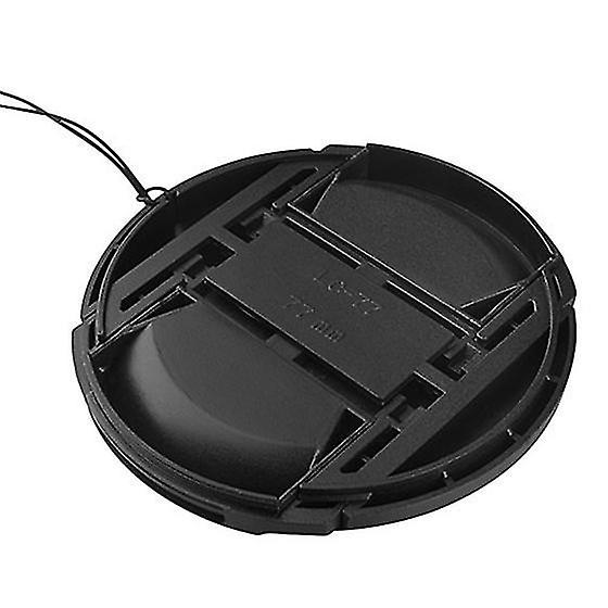 Univeral 77mm Center Pinch Snap-on Cap For Dslr Camera | Fruugo UK