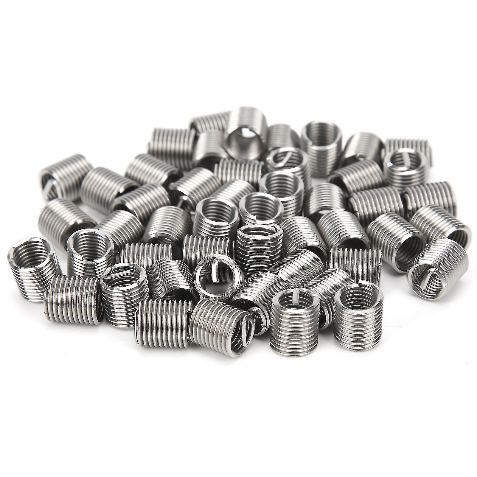 M8x1.25x2D Stainless Steel Thread Inserts 50Pcs Male Female Reducing ...