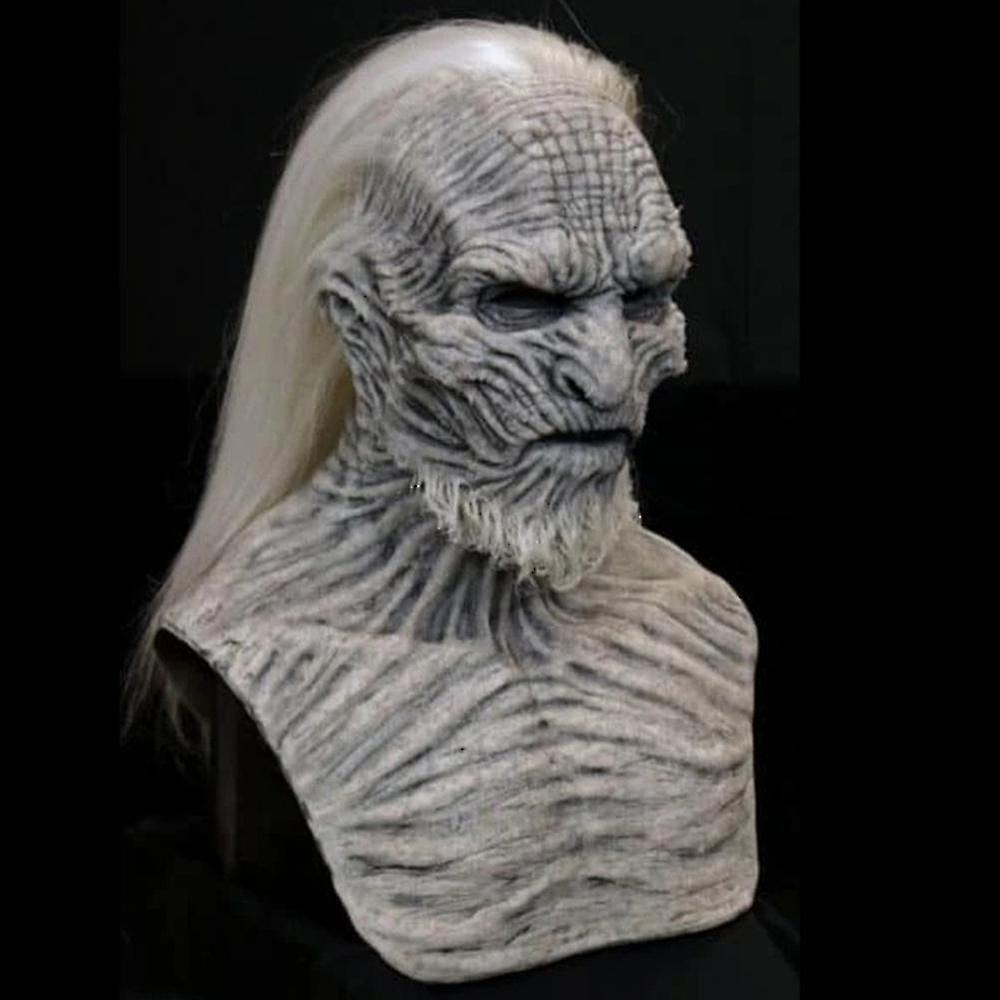 Game Of Thrones 8 The White Walkers Cosplay Full Head Mask With Wigs ...