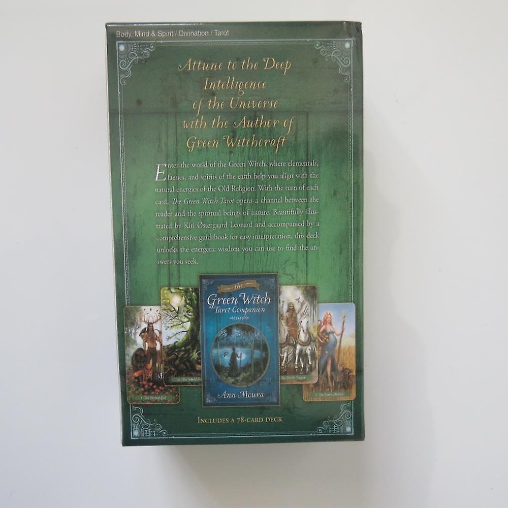 Nyt Tarot Deck Oracles Kort Mystisk spådom Grøn Hekse Tarot Kort Til ...