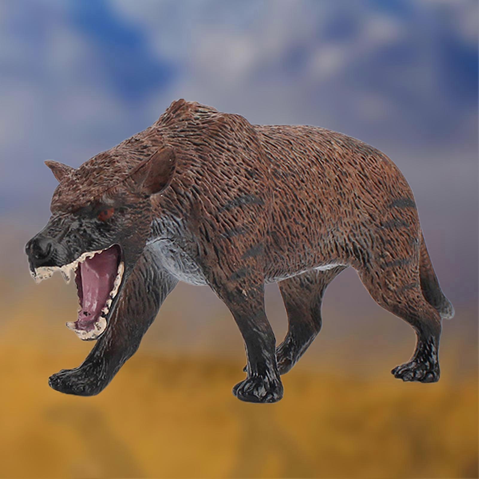 Animal Figurine Simulated Mammoth Megalodon Dire Wolf Ancient Animals ...