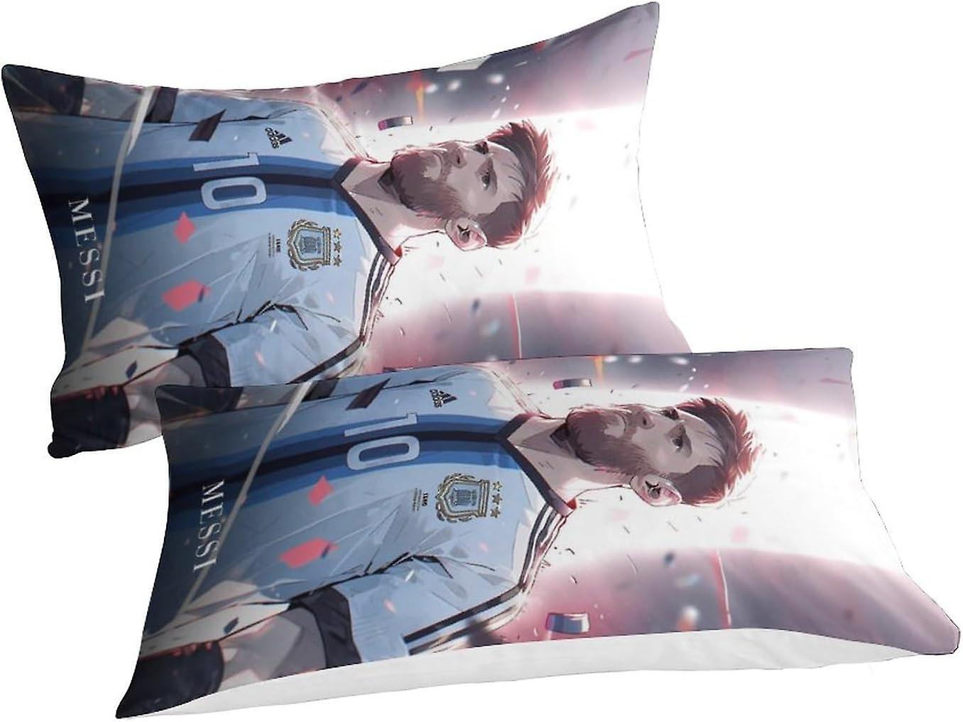 PGtaa Lionel Messi Bedding Sets Duvet Cover Football Star Bed Set ...