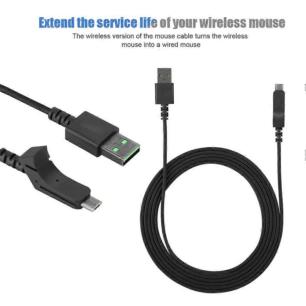 USB Cable / USB Line Fit For Razer Lancehead Wireless Gaming Mouse ...