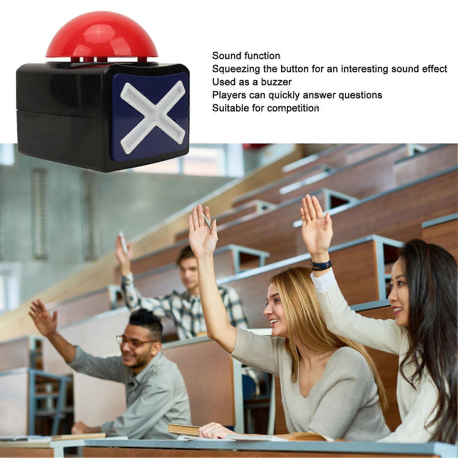 Game Buzzer Large Pressing Button Funny Loud Sounds Buzzer Alarm Button For Party Competition ...