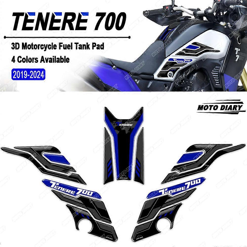 Tenere 700 Fuel Tank Stickers 3D Side Tank Protection Decals Pad ...