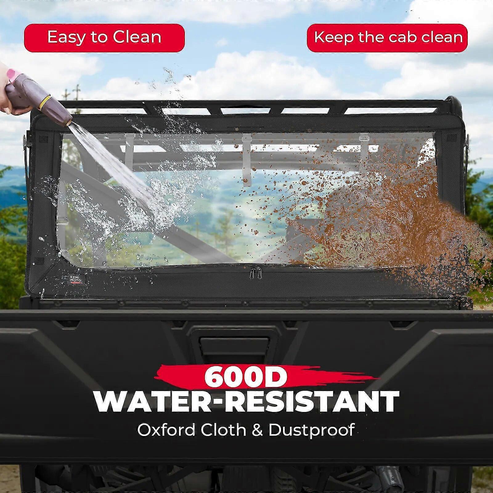 Rear Window Windshield Utv Compatible With Polaris Ranger Xp 1000 900 ...