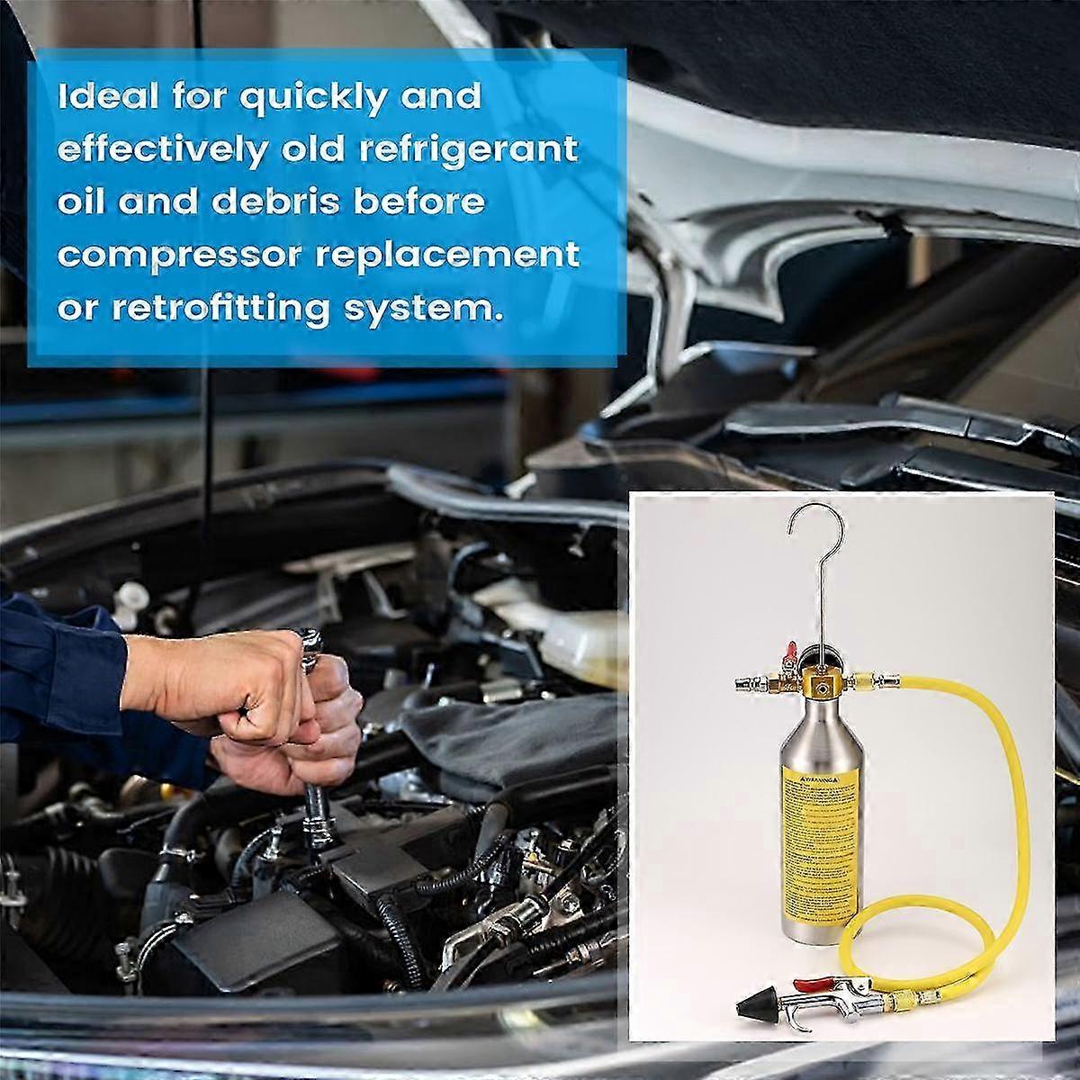 Air Conditioning Flushing Kit, Car Air Conditioning Pipe Cleaning Tool ...