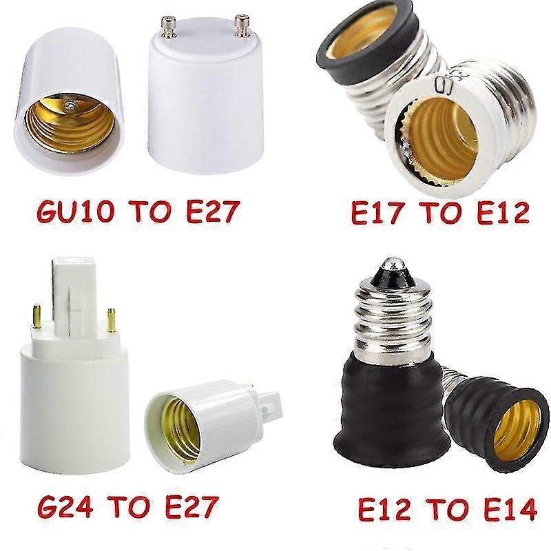 Light Bulb Adaptor Socket Bases Lamp Holder Converter Bulb Socket ...