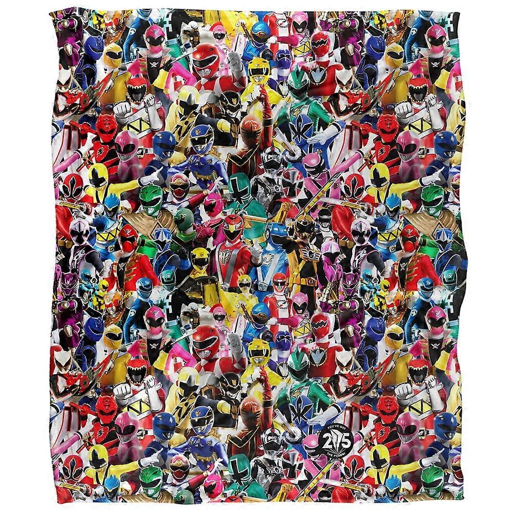 Power Rangers Crowd of Rangers Officially Licensed Silky Touch Super ...
