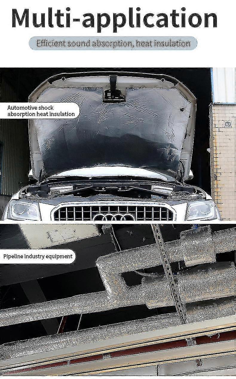 500*2000mm 3/5/7/10mm Sound Heat Proofing Car Sound Deadener Insulation ...
