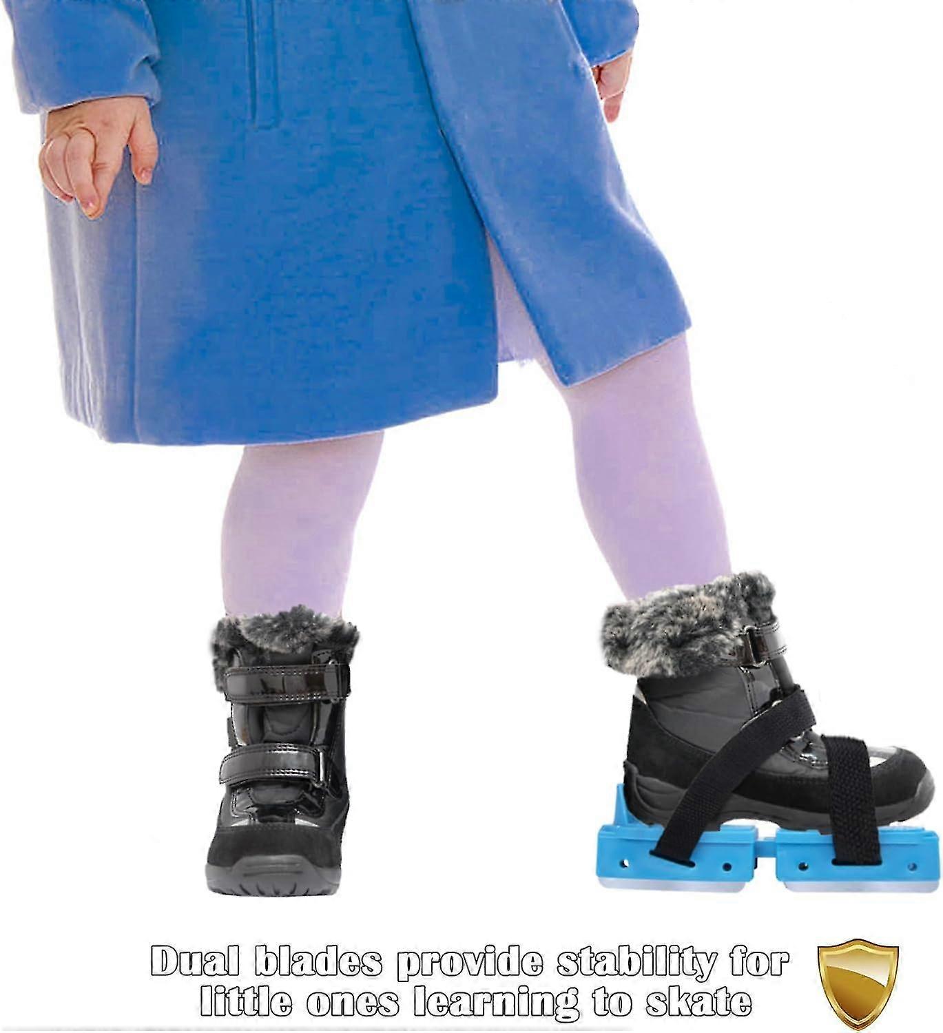 Toddler Ice Skates, Adjustable Kids Ice Skates, Double Runner Ice ...