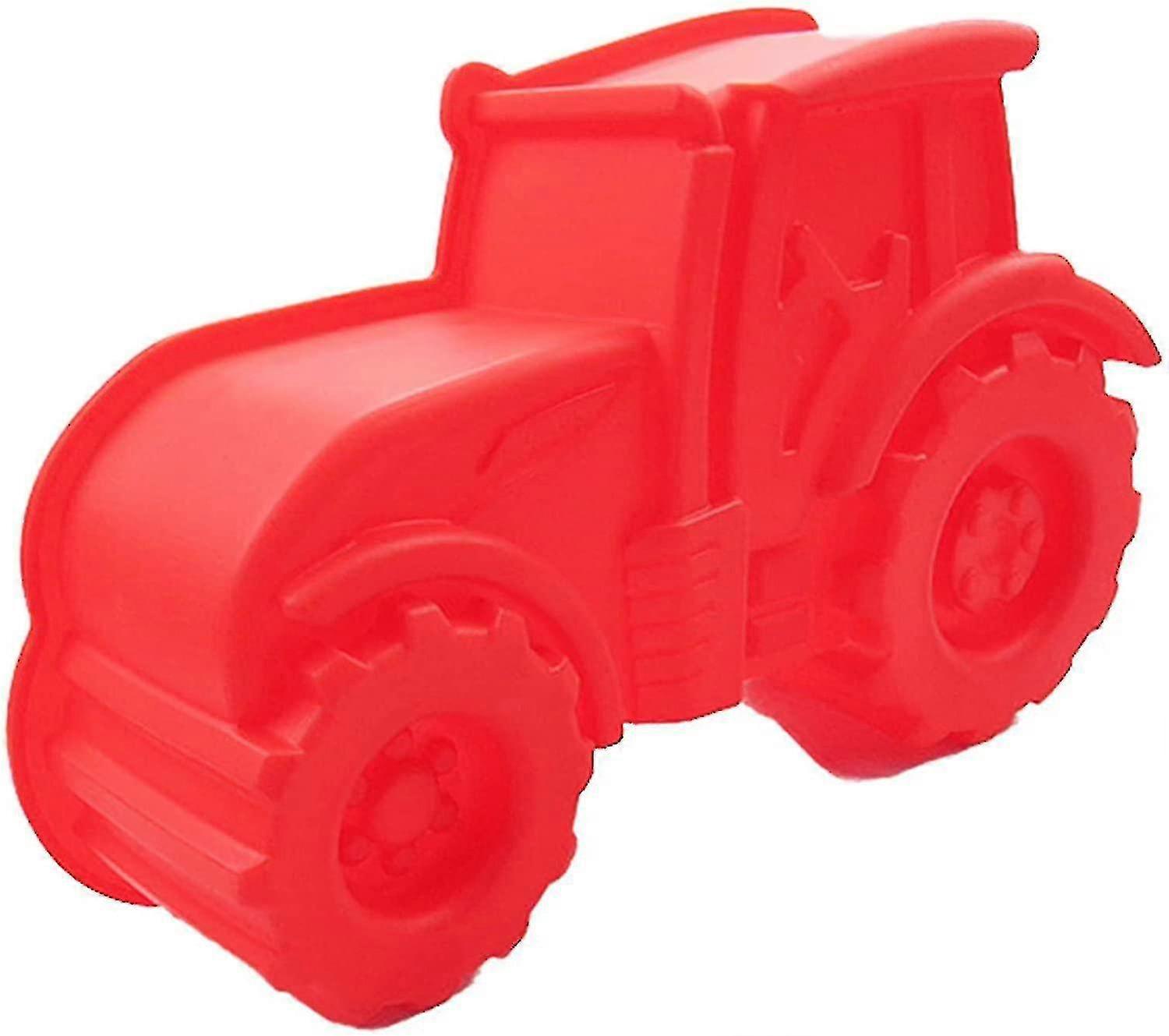 Silicone Tractor Cake Mold - Red Baking Mold for Cakes - Box Mold ...