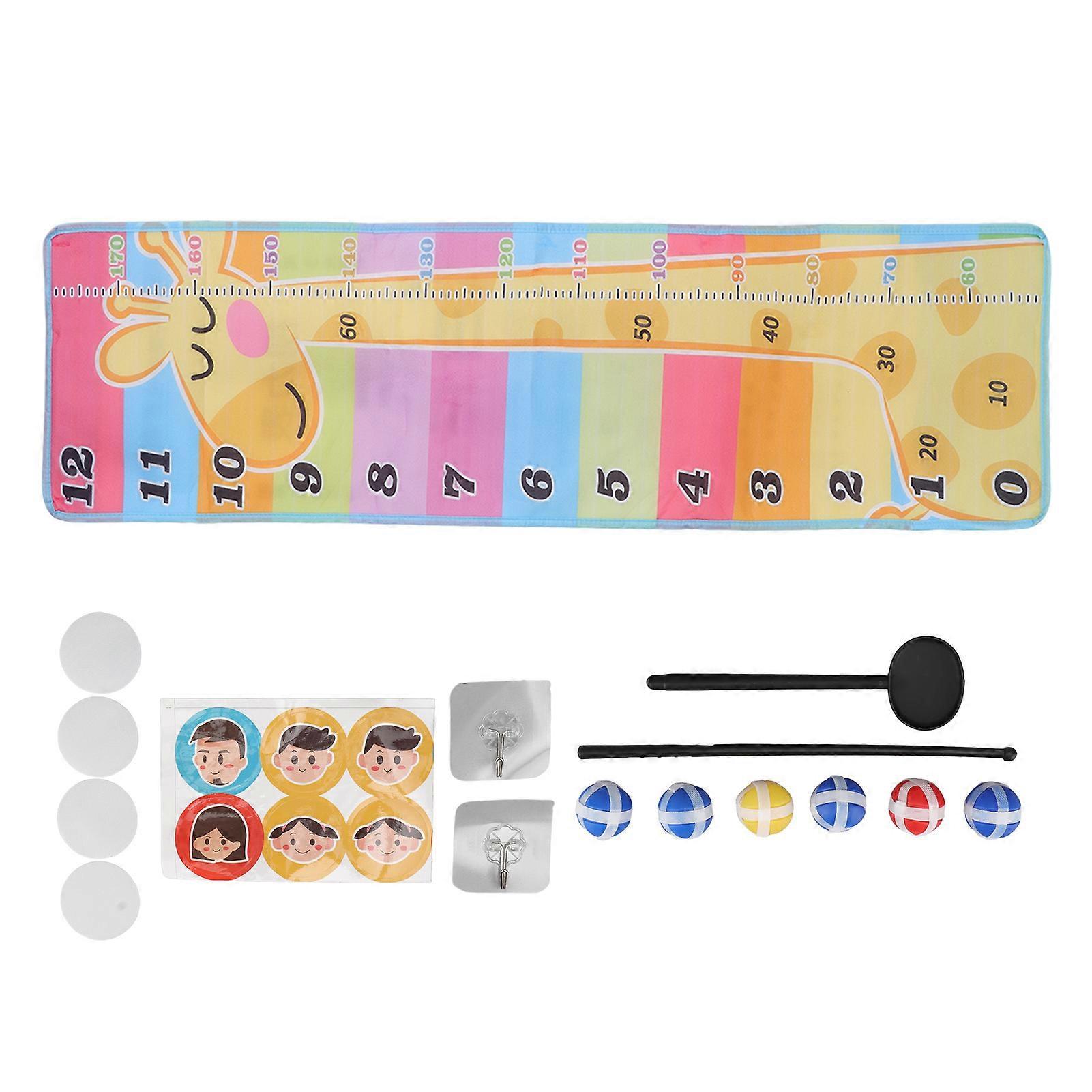 Jumping Height Ruler Cartoon Eye Chart Wall Decoration Jumping Hanging ...