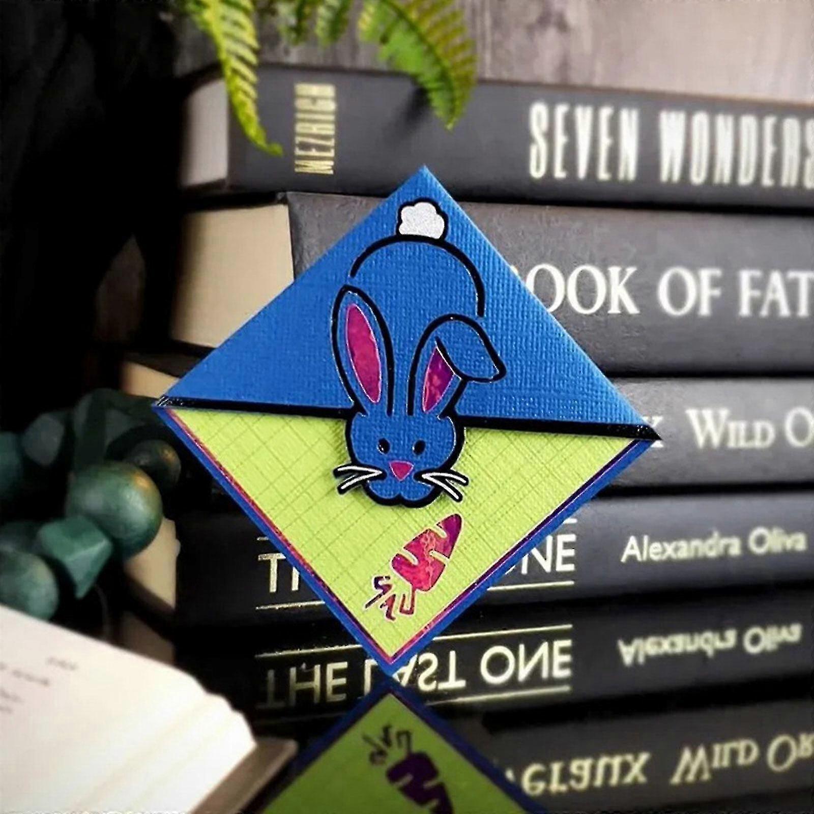 Animal Story Paper Corner Bookmarks, Cute Triangle Corner Page Bookmark ...