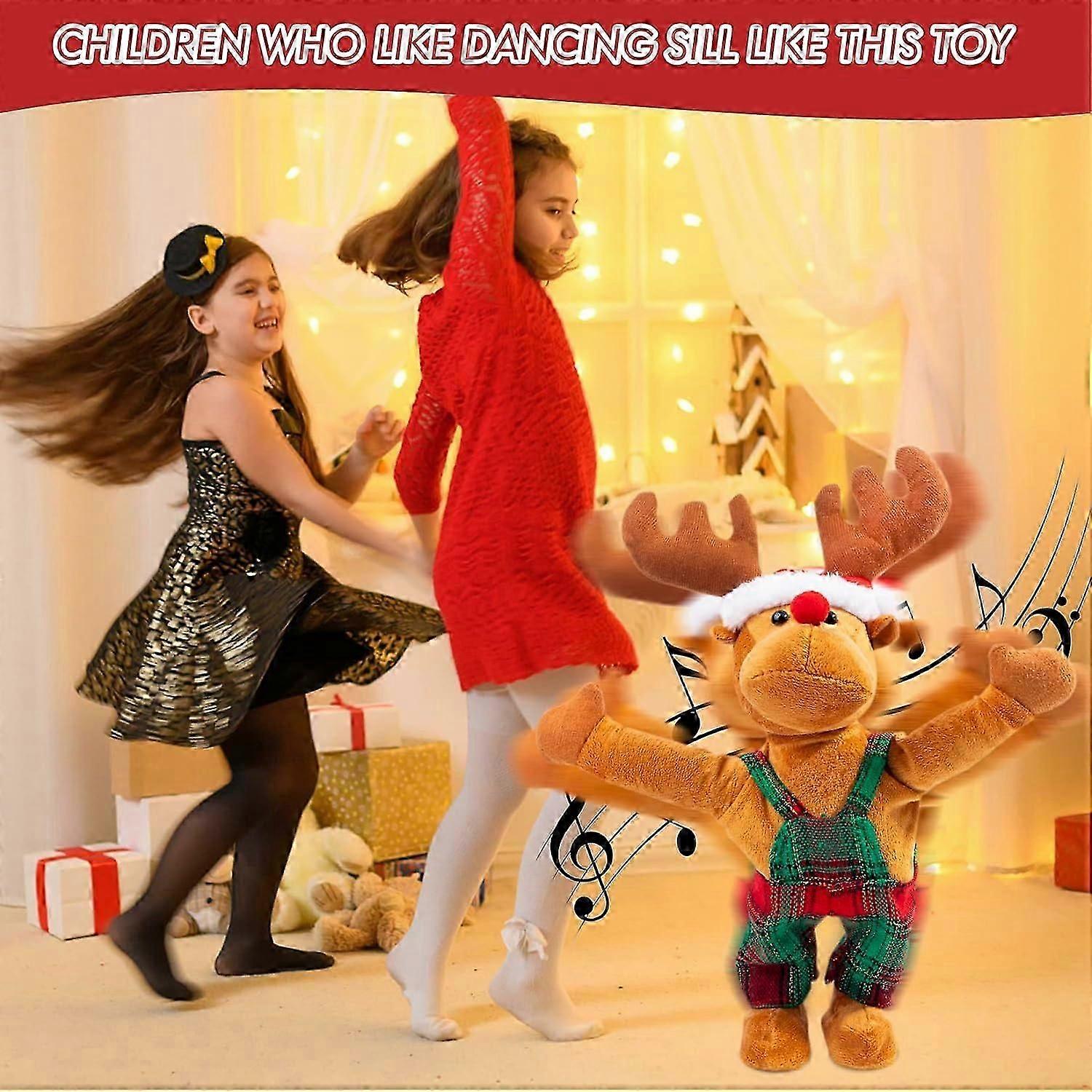 Twerking Rudolph The Red-nosed Reindeer Animated Plush Toy Christmas ...