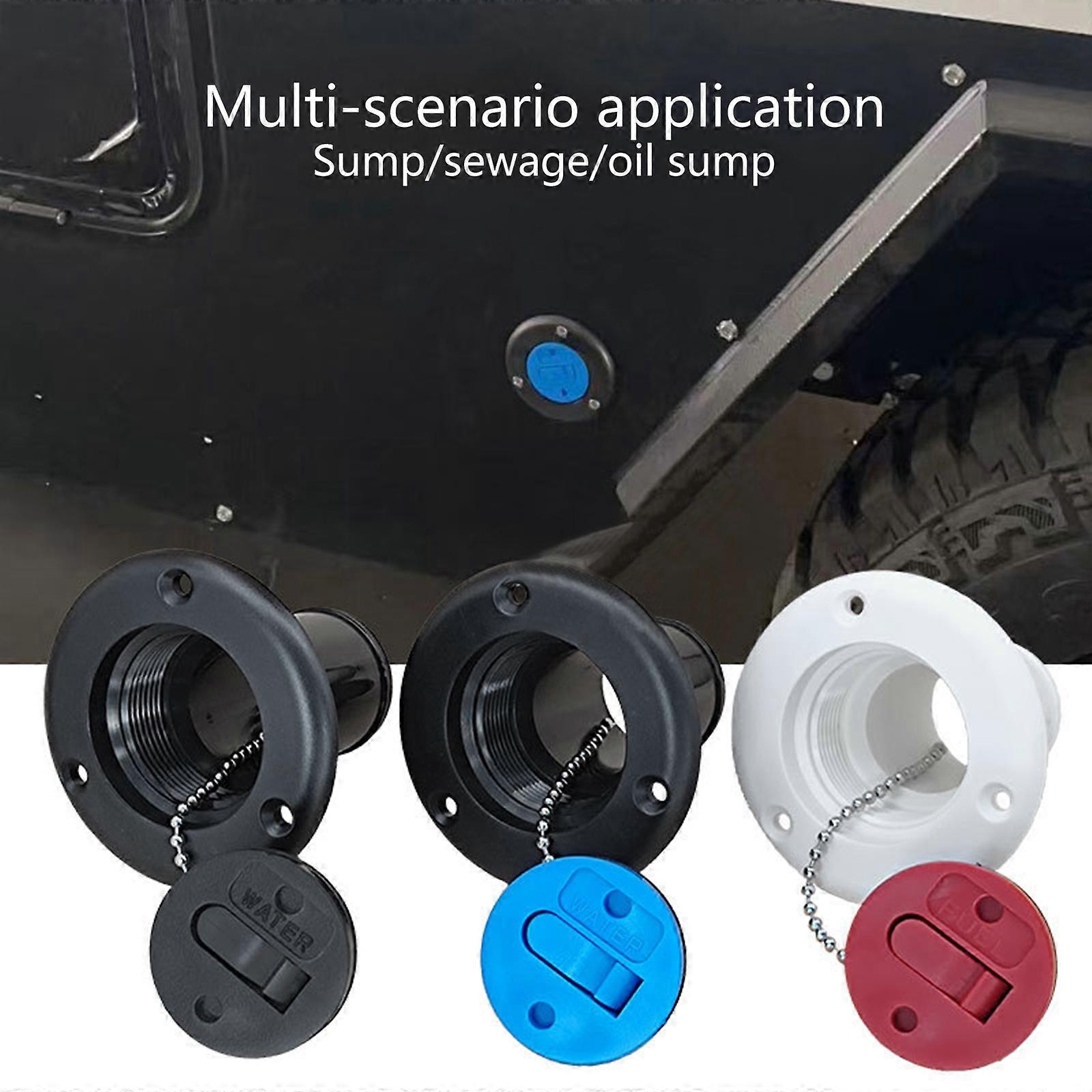 RVs Caravans Water Inlet Cover Durable Nylon Easy Open Screw Top Cap ...