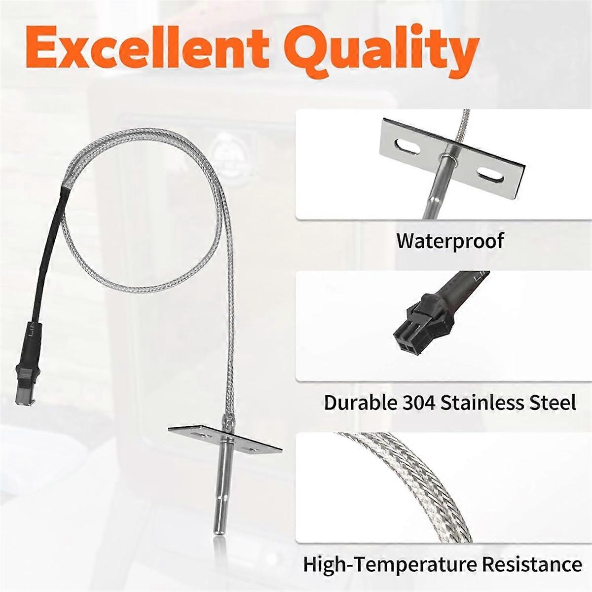RTD Temperature Probe Sensor Replacement for Pit-Boss 3/5/7 Series, Pro ...