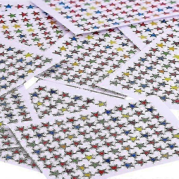 10pcs Mini Multicolor Cute Reward Stickers Stickers Star Stickers ...