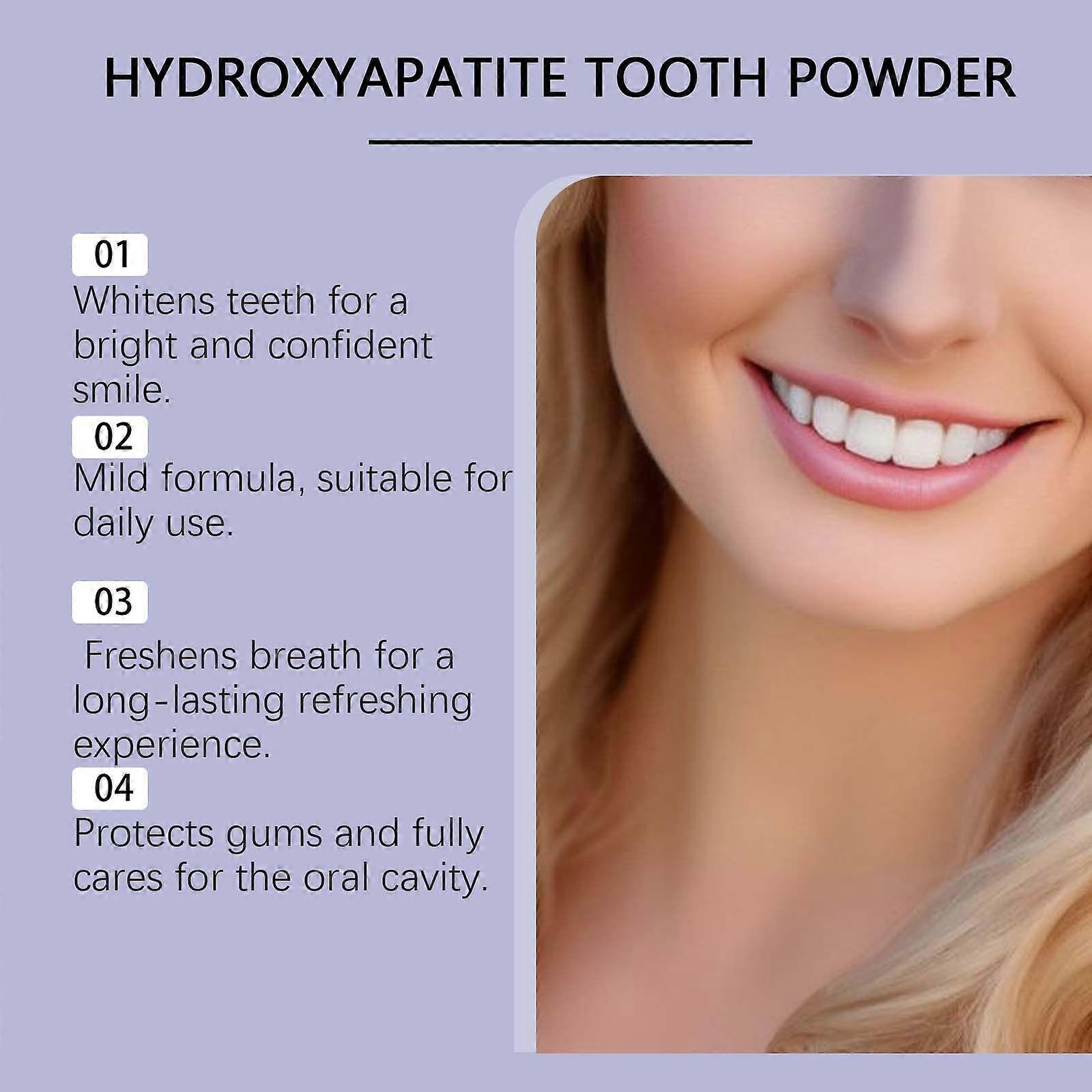 7.5% Hydroxyapatite Teeth Powder Professional Tooth Whitening Powder ...