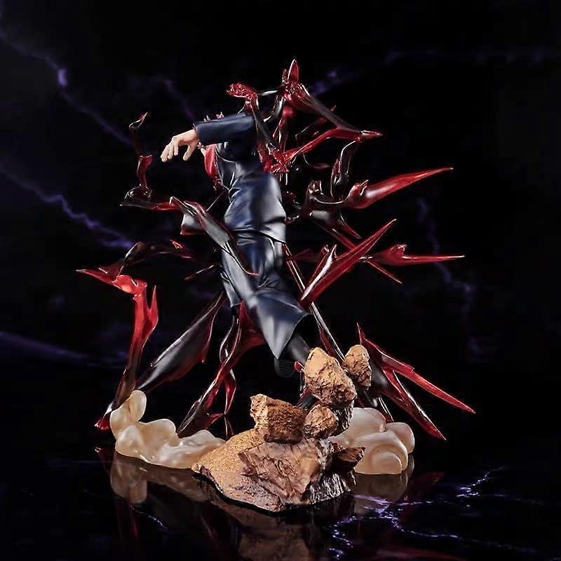 Yuji Itadori Figure Statue 19 cm Black Flash Effect PVC Collectible for ...