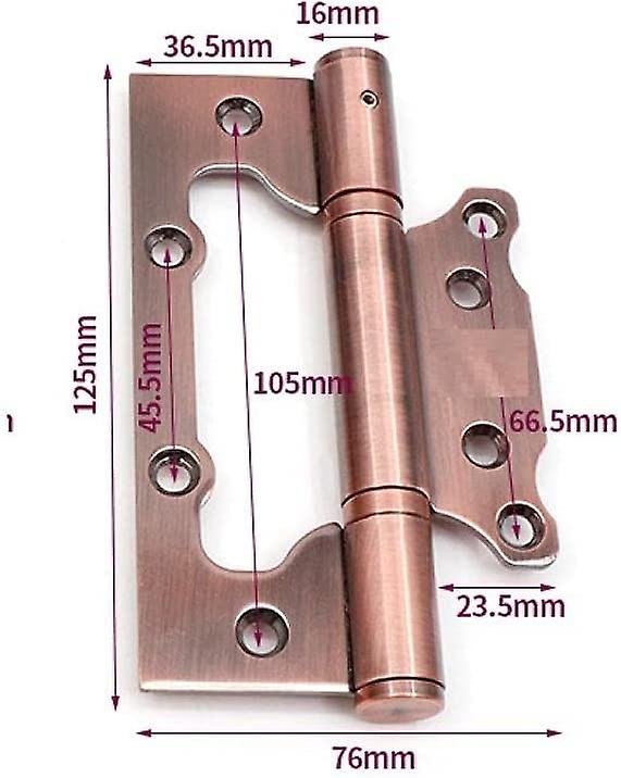 2 Piece Pivot Door Hinge Damping 5 Inch Hydraulic Image Hinge Stainless ...