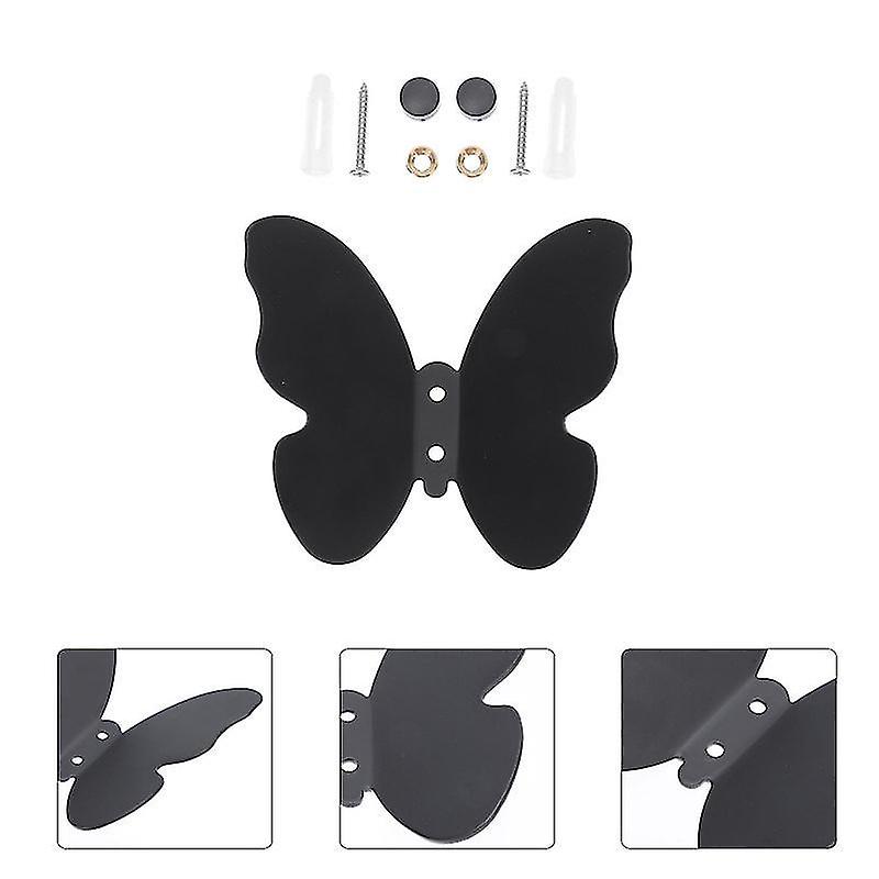 10X9cm Black Robe Hooks 1pc Bathroom Hook Versatile Decorative Hook 10x9cm-black-robe-hooks-1pc-bathroom-hook-versatile-decorative-hook