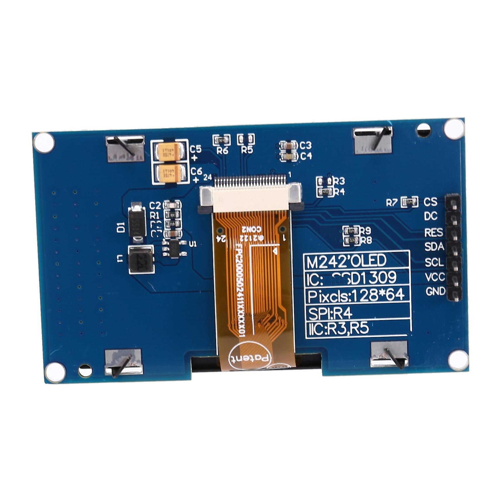 2.42 Inch Oled Display Lcd Screen Module 128x64 Spi/iic Interface ...