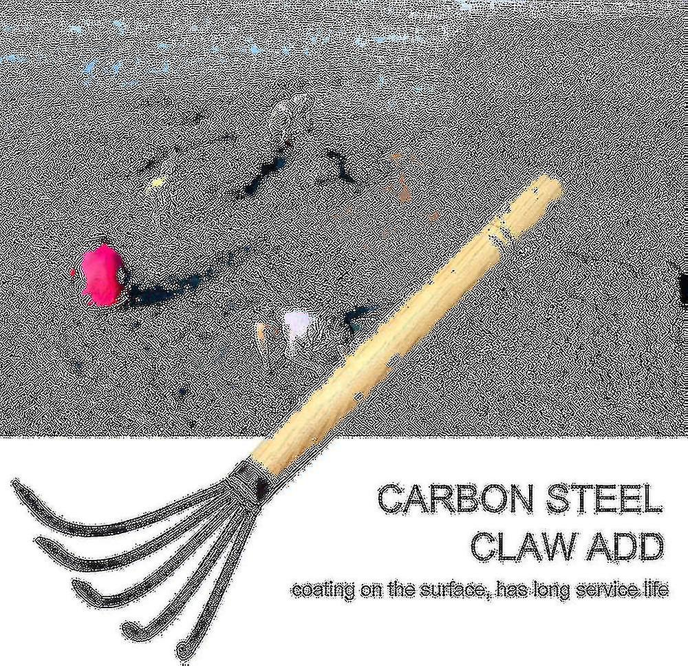 Garden Claw Rake,five-claw Garden Rake,carbon Steel Loose Soil Rake ...