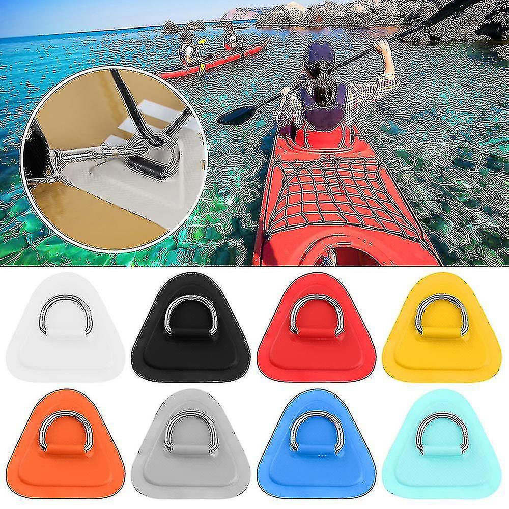 New Triangle Stainless Steel D Ring Pad/Patch With Glue for PVC ...