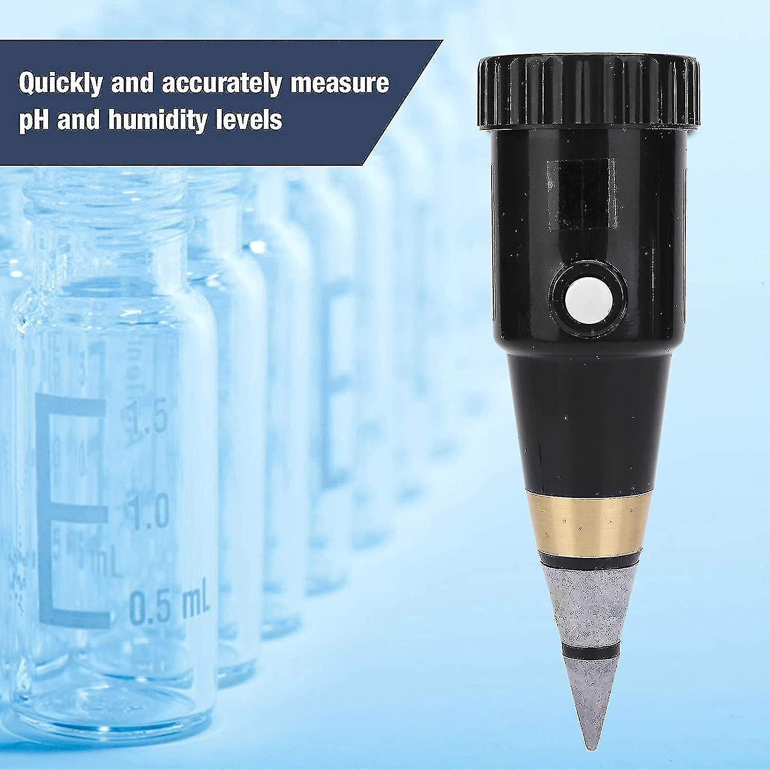 Soil Ph Meter, Vt-05 Soil Ph Tester Hygrometer Moisture Sensor Portable ...