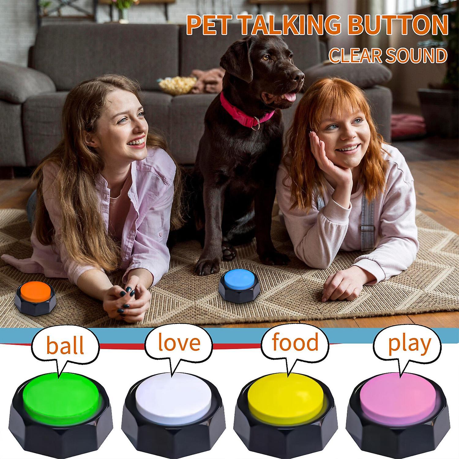 Dog Training Communication Buttons - Record Voice for Pet Interaction ...