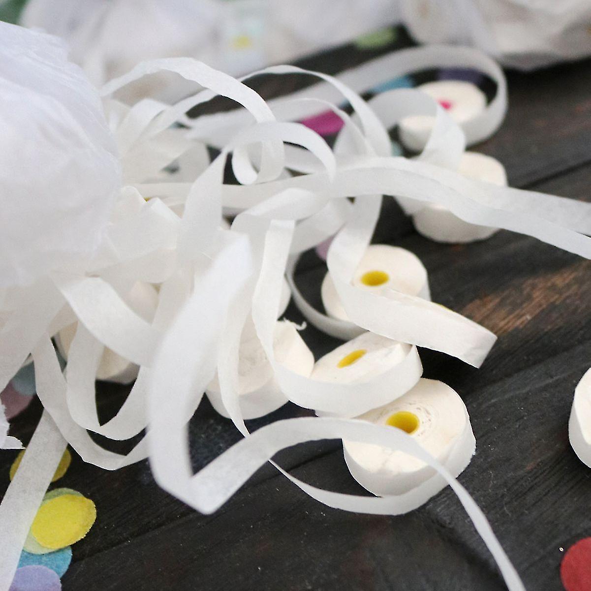 10 Pack No Mess Streamer Poppers Pop Out Streamers Hand Throw Wedding ...