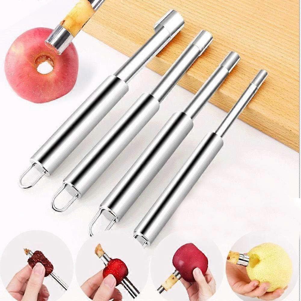 4 Pcs Stainless Steel Apple Core Remover, 4 Different Types Core ...